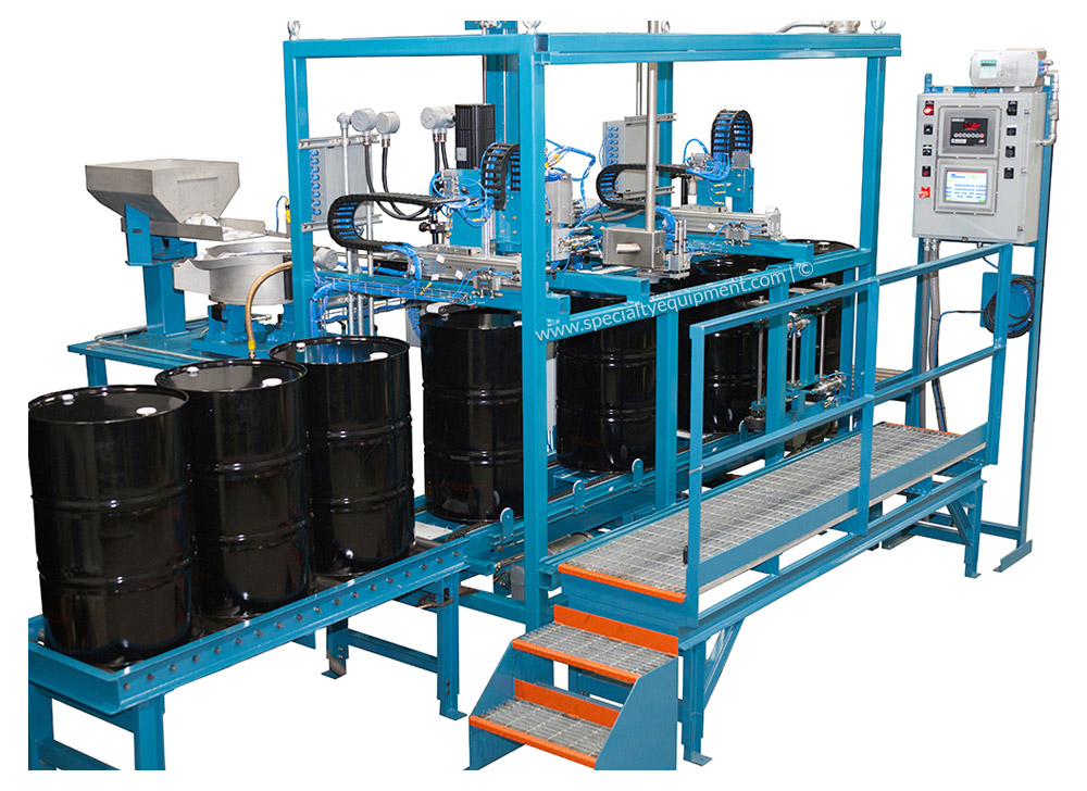 Automatic Drum Filling System Specialty Equipment Automatic Drum Filling System Specialty Equipment